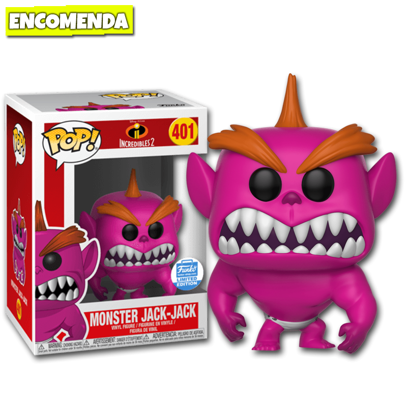 Funko Pop! Os Incríveis 2 - Zezé Monstro #401 - Loja TSC