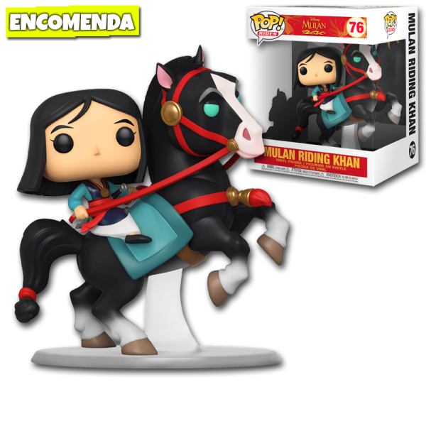 Funko Pop! Mulan - Mulan riding Khan #76 - Loja TSC