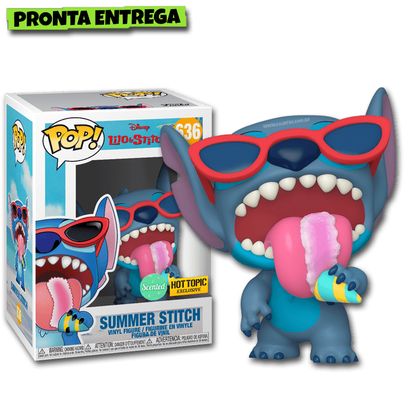 Funko Pop! Lilo e Stitch - Summer Stitch #636 - Loja TSC