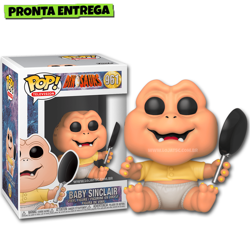 Funko Pop! Família Dinossauro - Baby Sinclair #961 - Loja TSC