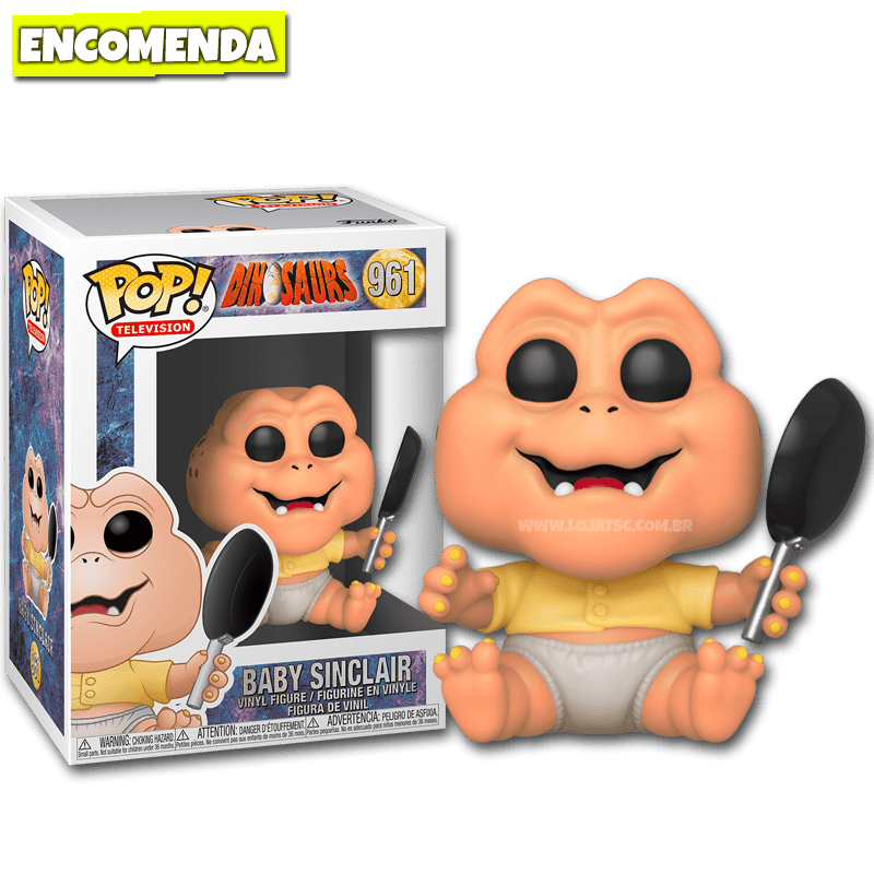 Funko Pop! Família Dinossauro - Baby Sinclair #961 - Loja TSC