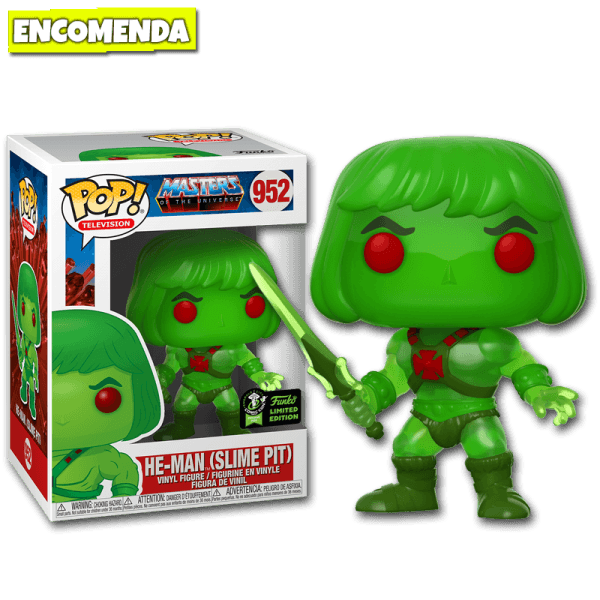 Funko Pop! Mestres do Universo - He-Man (Slime Pit) #952 - Loja TSC