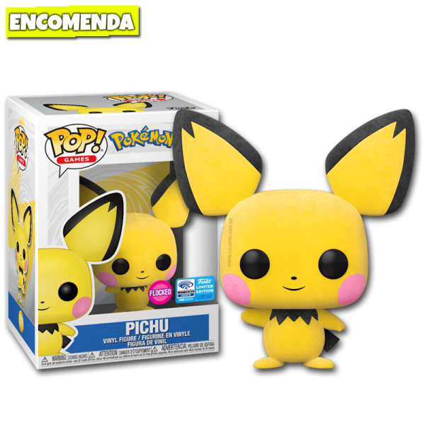 Funko Pop! Pokémon - Pichu #579 Flocado - Loja TSC