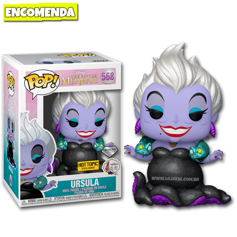 Funko Pop! A Pequena Sereia - Ursula #568 Diamond - Loja TSC