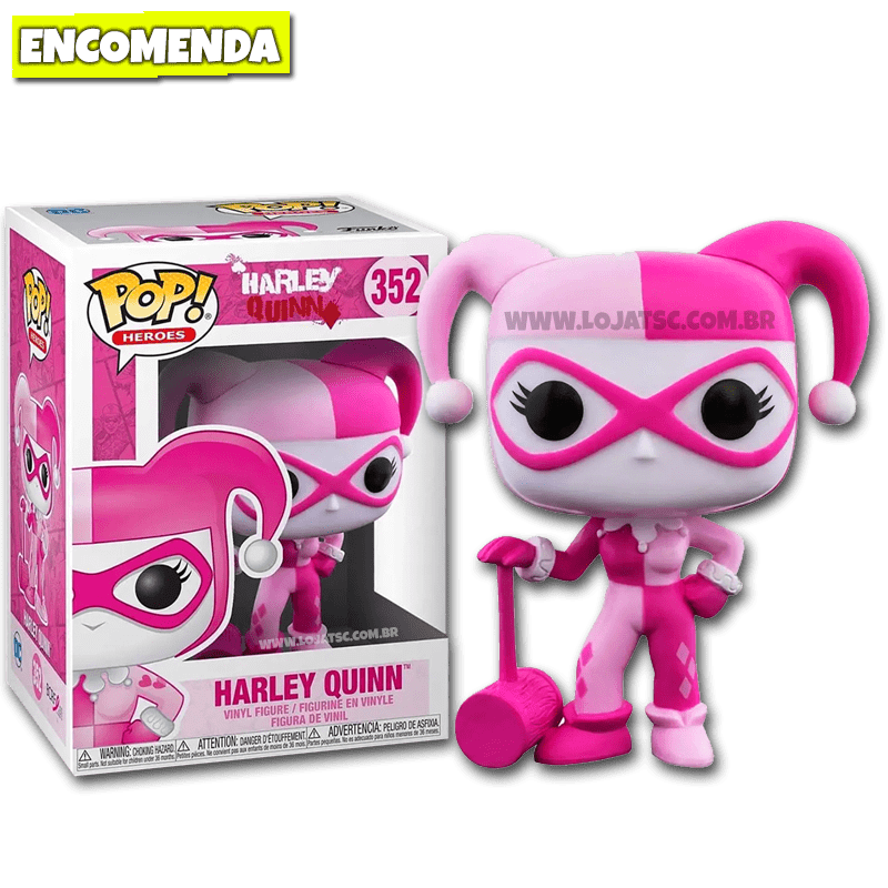 Funko Pop! Breast Cancer Awareness - Harley Quinn #352 - Loja TSC