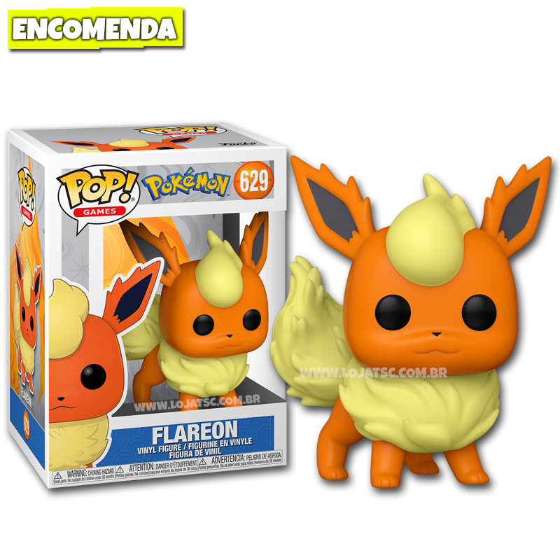 Funko Pop! Pokémon - Flareon #629 - Loja TSC