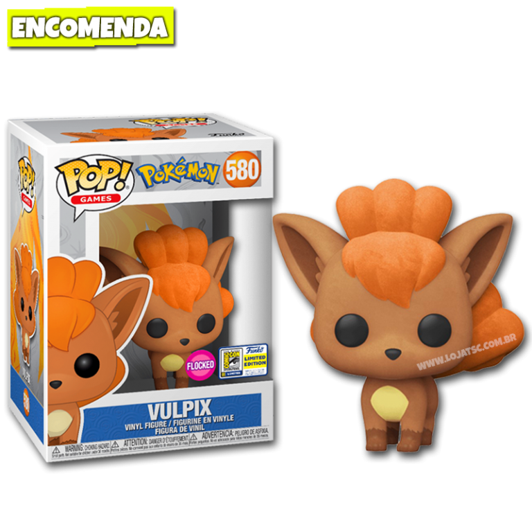 Funko Pop! Pokémon - Vulpix #580 Flocado - Loja TSC