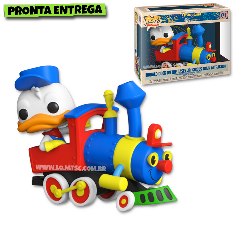 Funko Pop! Disney 65 anos - Casey Jr Circus Train Pato Donald #01 ...