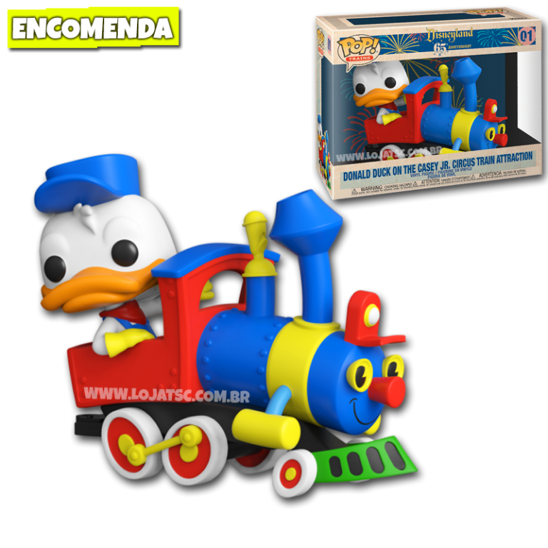 Funko Pop! Disney 65 anos - Casey Jr Circus Train Pato Donald #01 ...