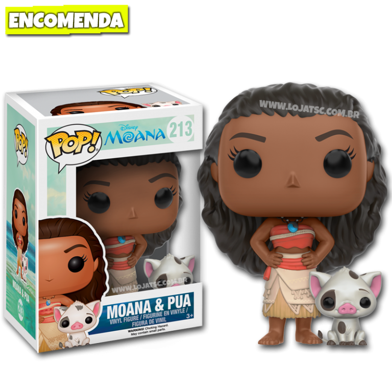 Funko Pop! Moana - Moana & Pua #213 - Loja TSC