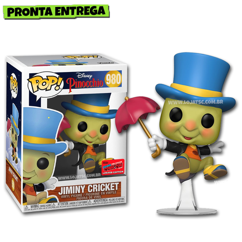 Funko Pop! Pinocchio - Grilo Falante #980 NYCC 2020 - Loja TSC