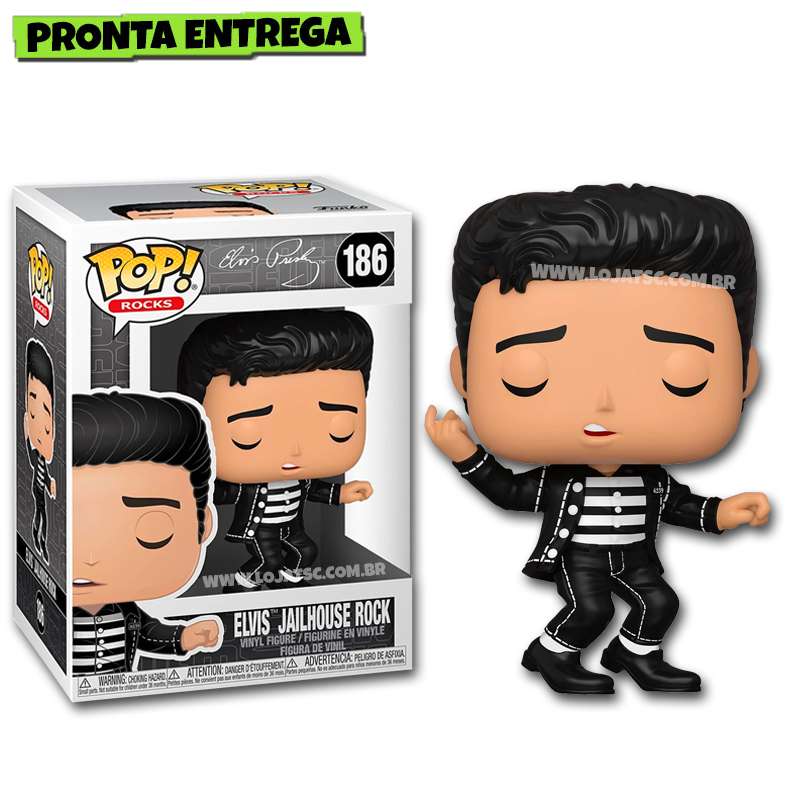 Funko Pop! Elvis Presley Jailhouse Rock #186 - Loja TSC