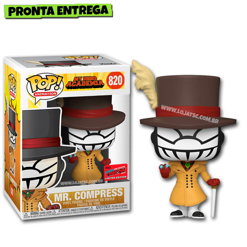Funko Pop! My Hero Academia - Mr Compress #820 - Loja TSC