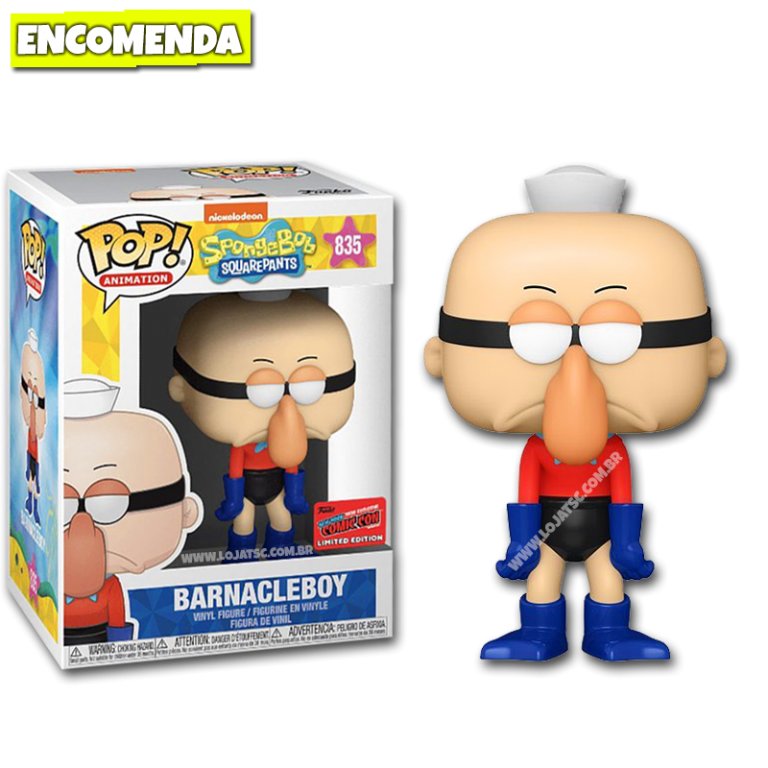 Funko Pop! Bob Esponja - Barnacleboy #835 NYCC 2020 - Loja TSC