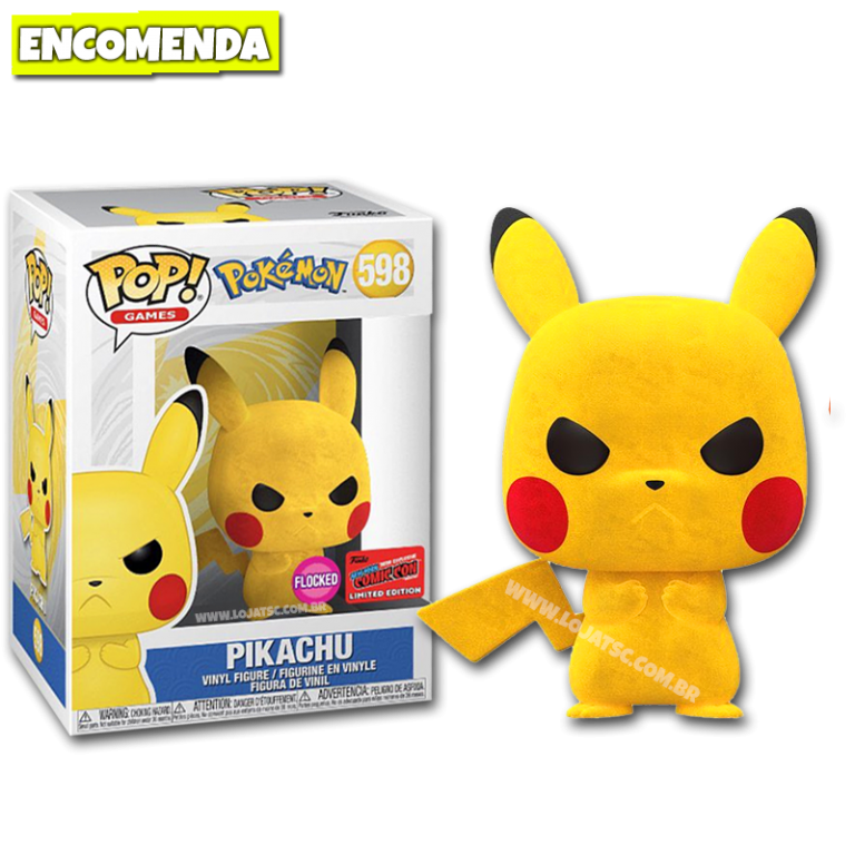 Funko Pop! Pokémon - Pikachu #598 Flocado NYCC 2020 - Loja TSC