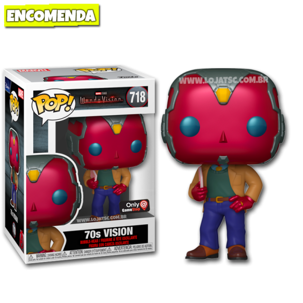 Funko Pop! WandaVision - 70s Vision #718 - Loja TSC
