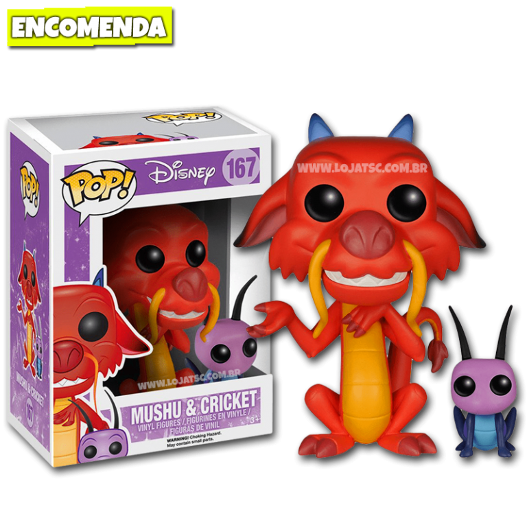 Funko Pop! Mulan - Mushu #167 - Loja TSC
