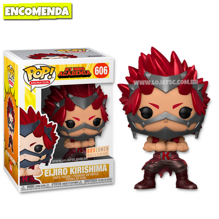 Funko Pop! My Hero Academia - Eijiro Kirishima #606 Metálico - Loja TSC