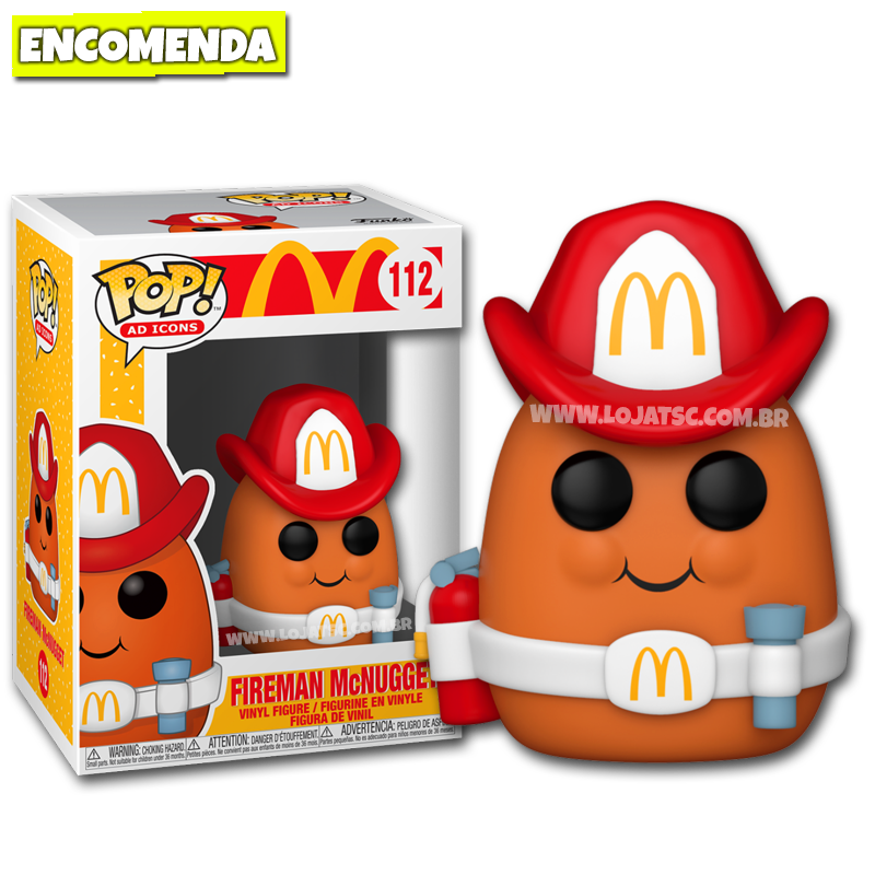 Funko Pop! McDonald's - Fireman McNUGGET #112 - Loja TSC