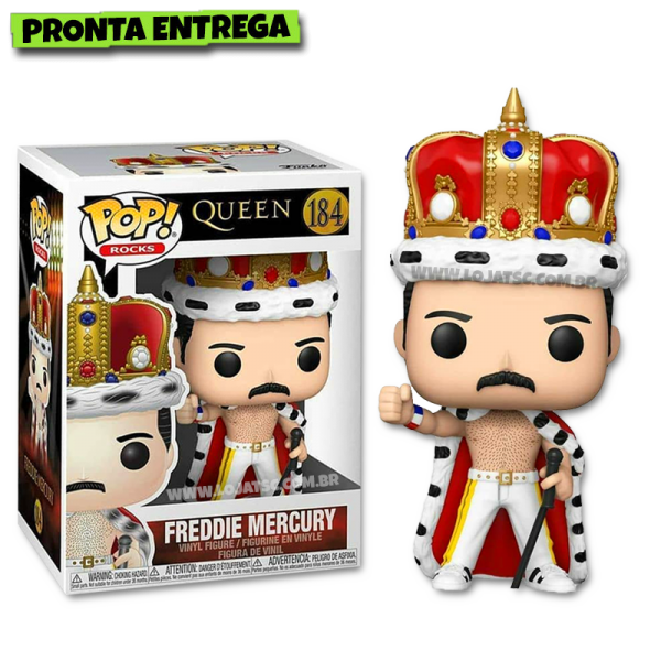 Funko Pop! Queen - Freddie Mercury #184 - Loja TSC