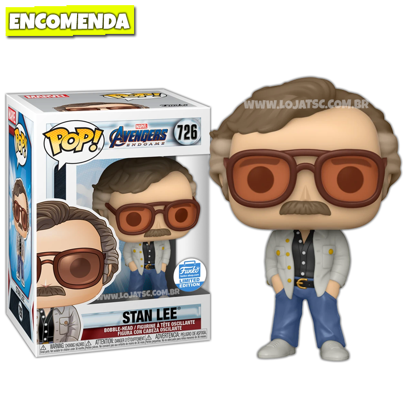 Funko Pop! Vingadores Endgame – Stan Lee #726 - Loja TSC