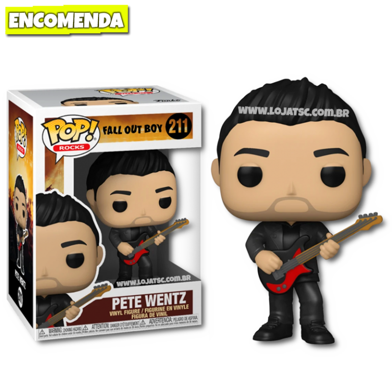 Funko Pop! Fall Out Boy - Pete Wentz #211 - Loja TSC