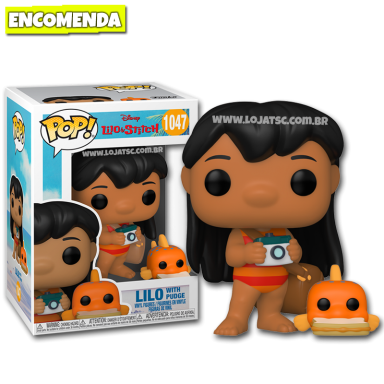 Funko Pop! Lilo & Stitch - Lilo com Pudge #1047 - Loja TSC
