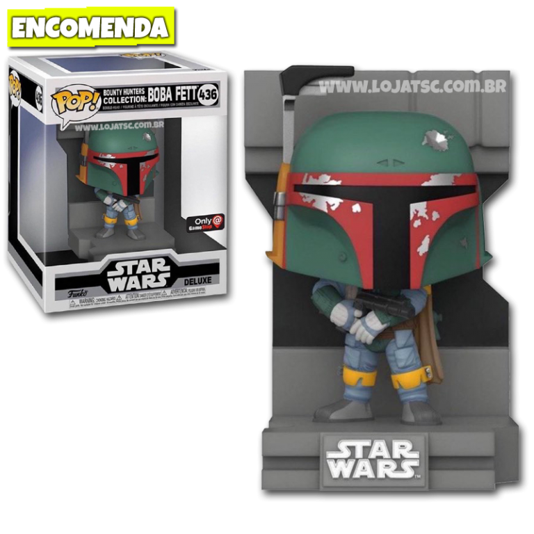 Funko Pop! Star Wars - Bounty Hunters Collection: Boba Fett #436 - Loja TSC