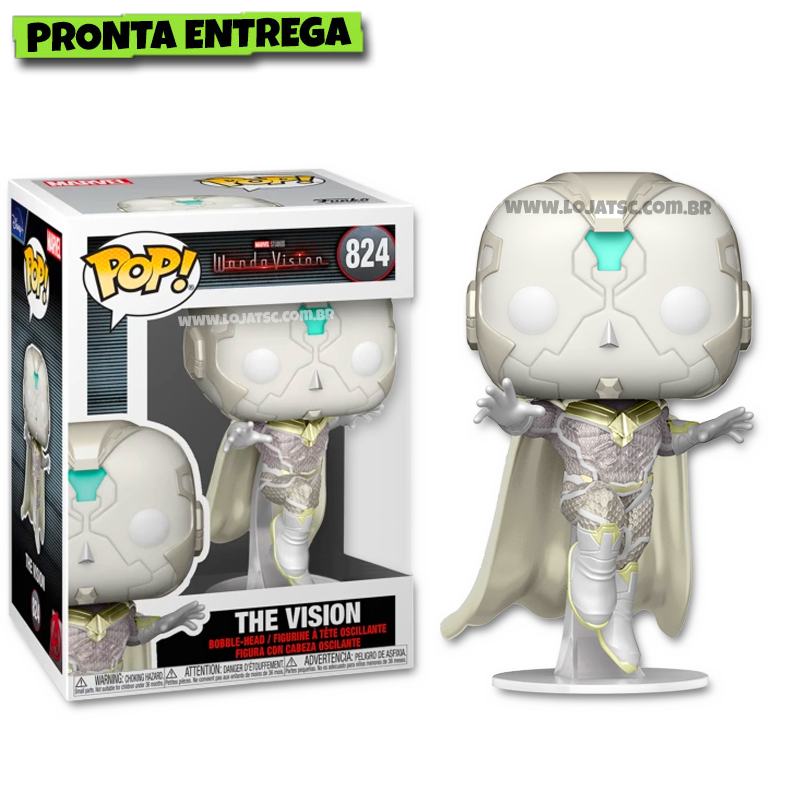 Funko Pop! WandaVision - Vision #824 - Loja TSC