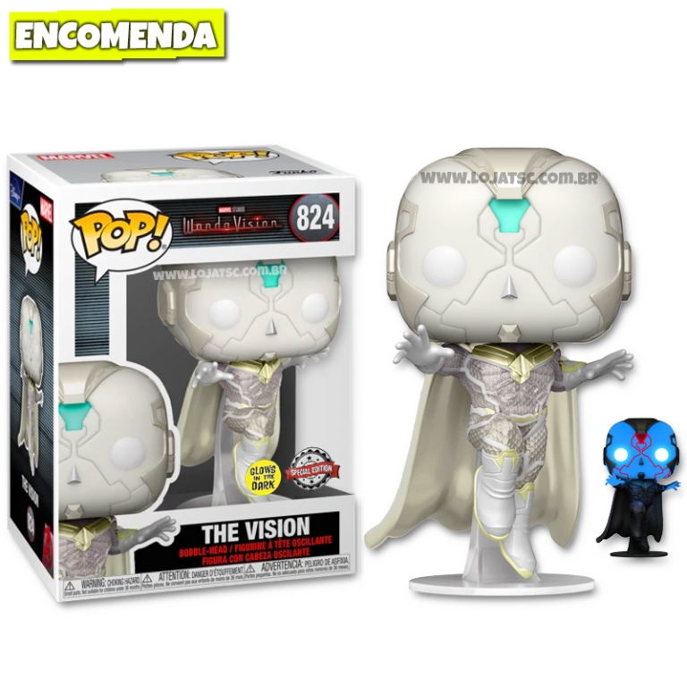 Funko Pop! WandaVision - Vision #824 Special Edition - Loja TSC
