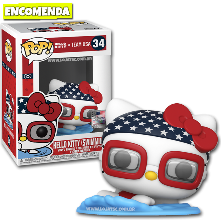 Funko Pop! Hello Kitty Team USA - Swimming #34 - Loja TSC