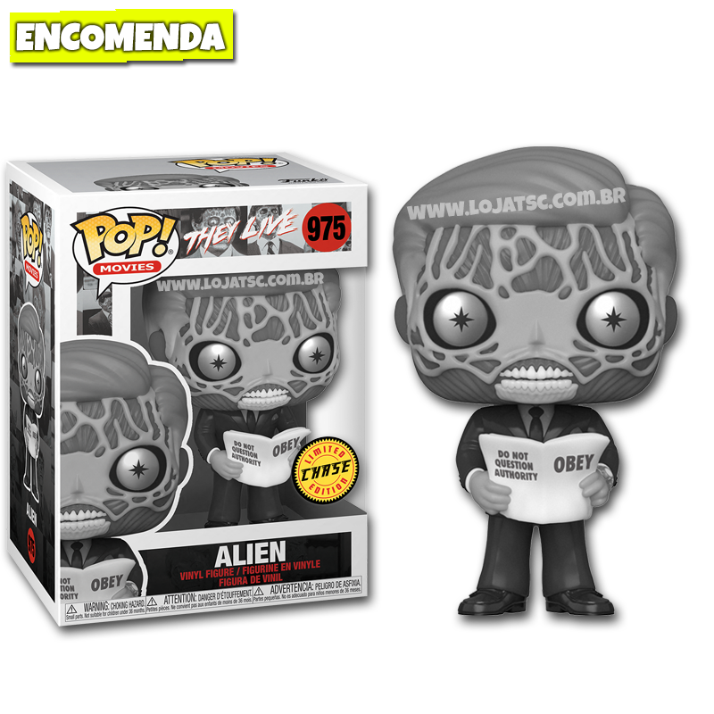 Funko Pop! They Live - Alien #975 Chase - Loja TSC