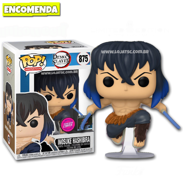 Funko Pop! Demon Slayer - Inosuke Hashibira #875 CHASE - Loja TSC