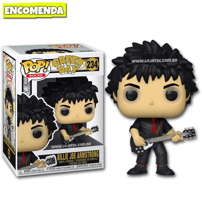 Funko Pop! Green Day - Billie Joe Armstrong #234 - Loja TSC