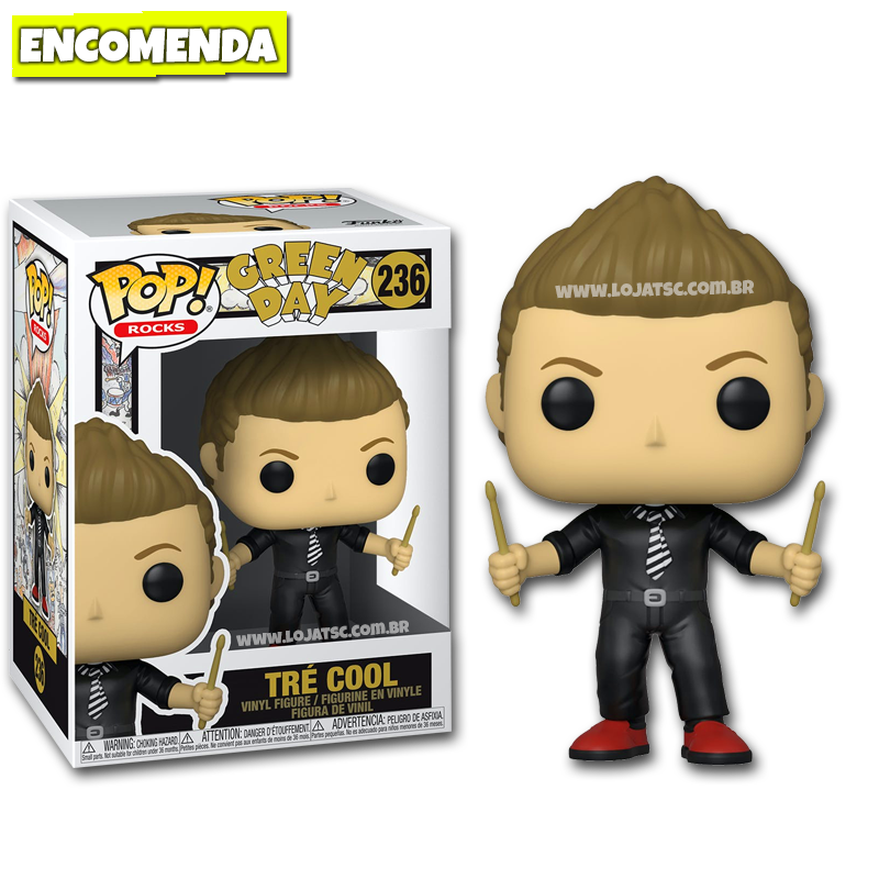 Funko Pop! Green Day - Tré Cool #236 - Loja TSC