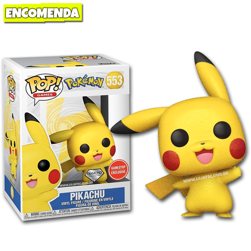 Funko Pop! Pokémon - Pikachu #553 Diamond - Loja TSC