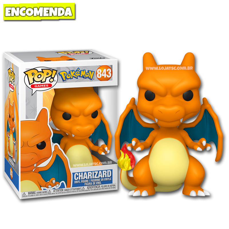Funko Pop! Pokémon - Charizard #843 - Loja TSC