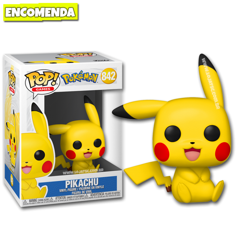 Funko Pop! Pokémon - Pikachu #842 - Loja TSC