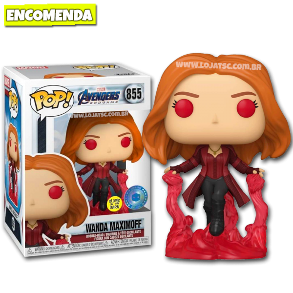 Funko Pop! Vingadores Endgame - Wanda Maximoff #855 - Loja TSC
