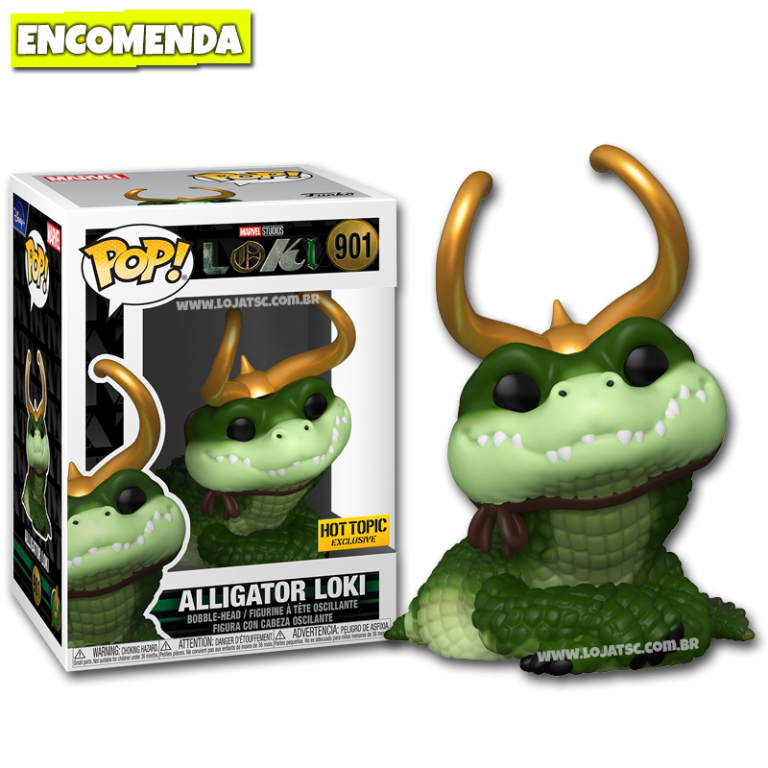 Funko Pop! Loki - Alligator Loki #901 - Loja TSC