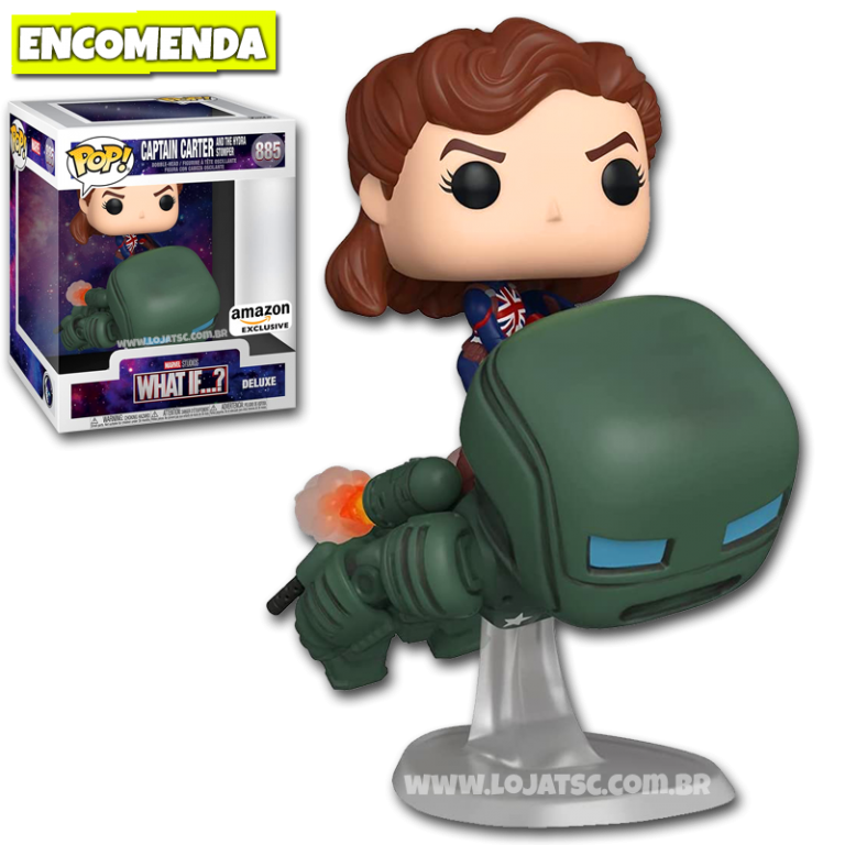 Funko Pop! Marvel: What If...? - Captain Carter #885 - Loja TSC