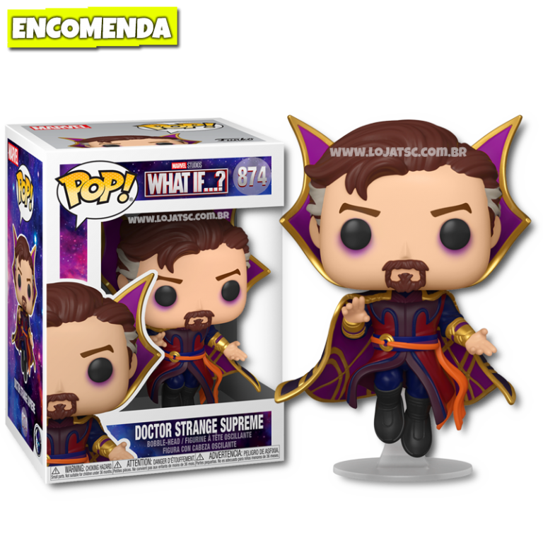 Funko Pop! Marvel: What If...? - Doctor Strange Supreme #874 - Loja TSC