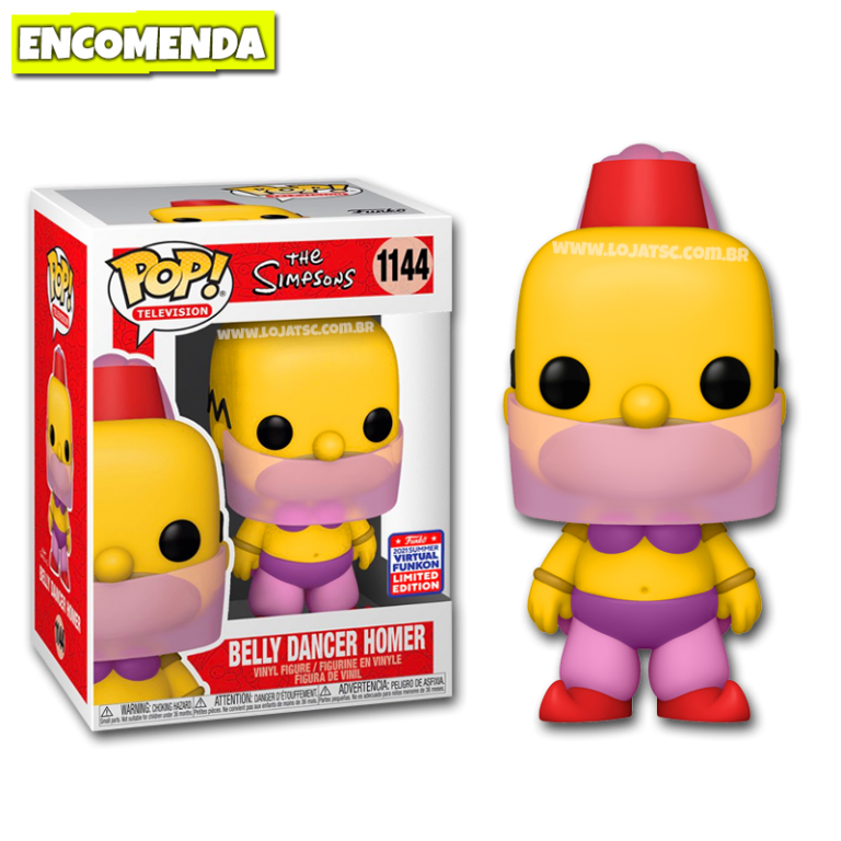 Funko Pop! Os Simpsons - Belly Dancer Homer #1144 - Loja TSC
