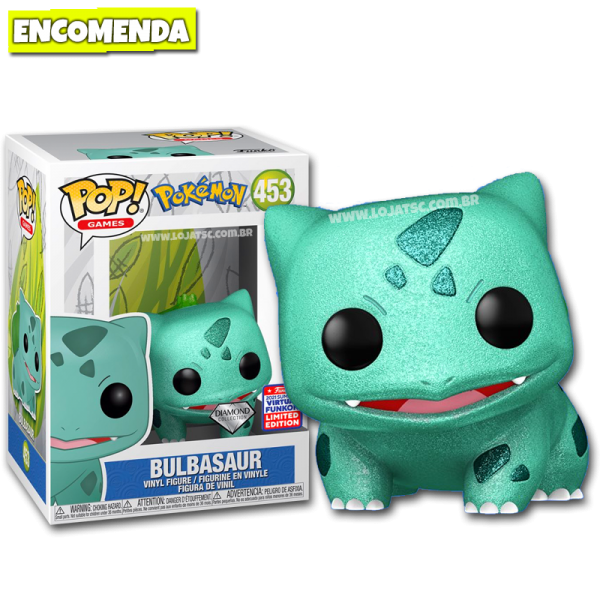 Funko Pop! Pokemon - Bulbassauro #453 (Bulbasaur) Diamond - Loja TSC
