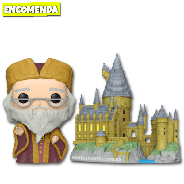 Funko Pop! Harry Potter - Dumbledore com Hogwarts #27 - Loja TSC