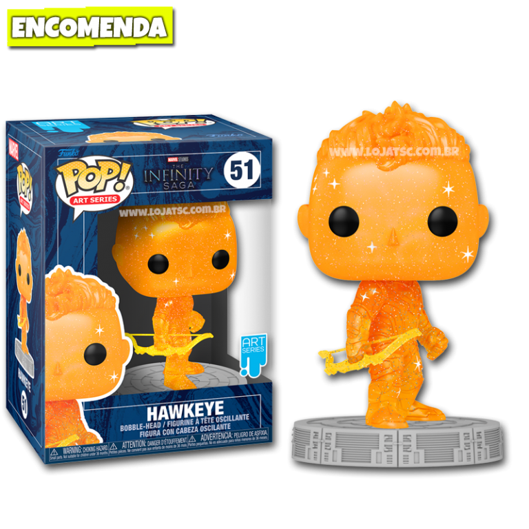Funko Pop! Infinity Saga - Hawkeye #51 Artist Series - Loja TSC
