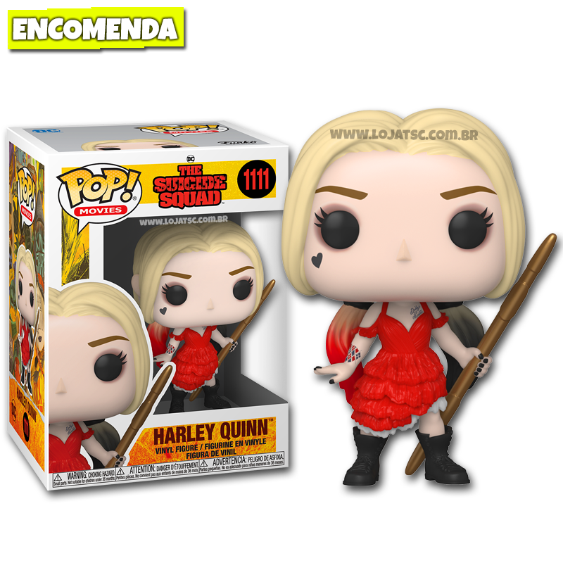 Funko Pop O Esquadrão Suicida Harley Quinn 1111 Loja Tsc