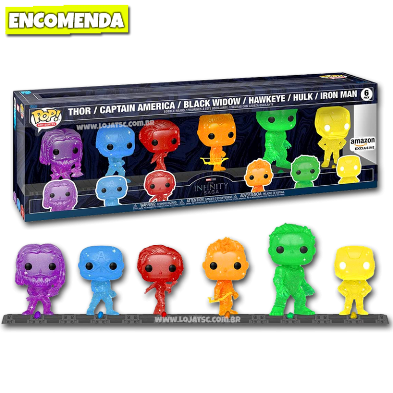 Funko Pop! Infinity Saga (6 Pack) Artist Series - Loja TSC