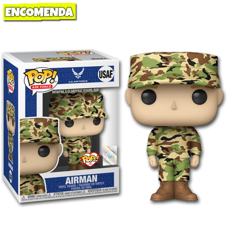 Funko Pop! Military - Air Force Male Hispanic - Loja TSC