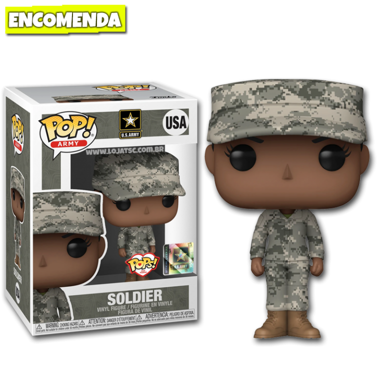 Funko Pop! Military - U.S. Army Male African American - Loja TSC